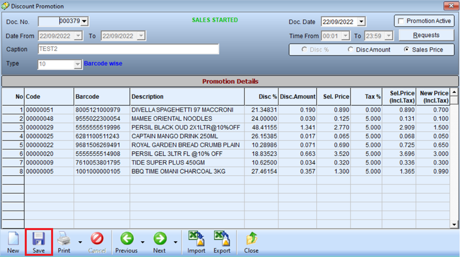 How To Create Promotion Using Excel File